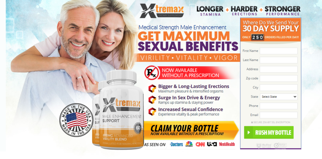 XtremeMax Male Enhancement - Pills Reviews, Works, Results and Price!
